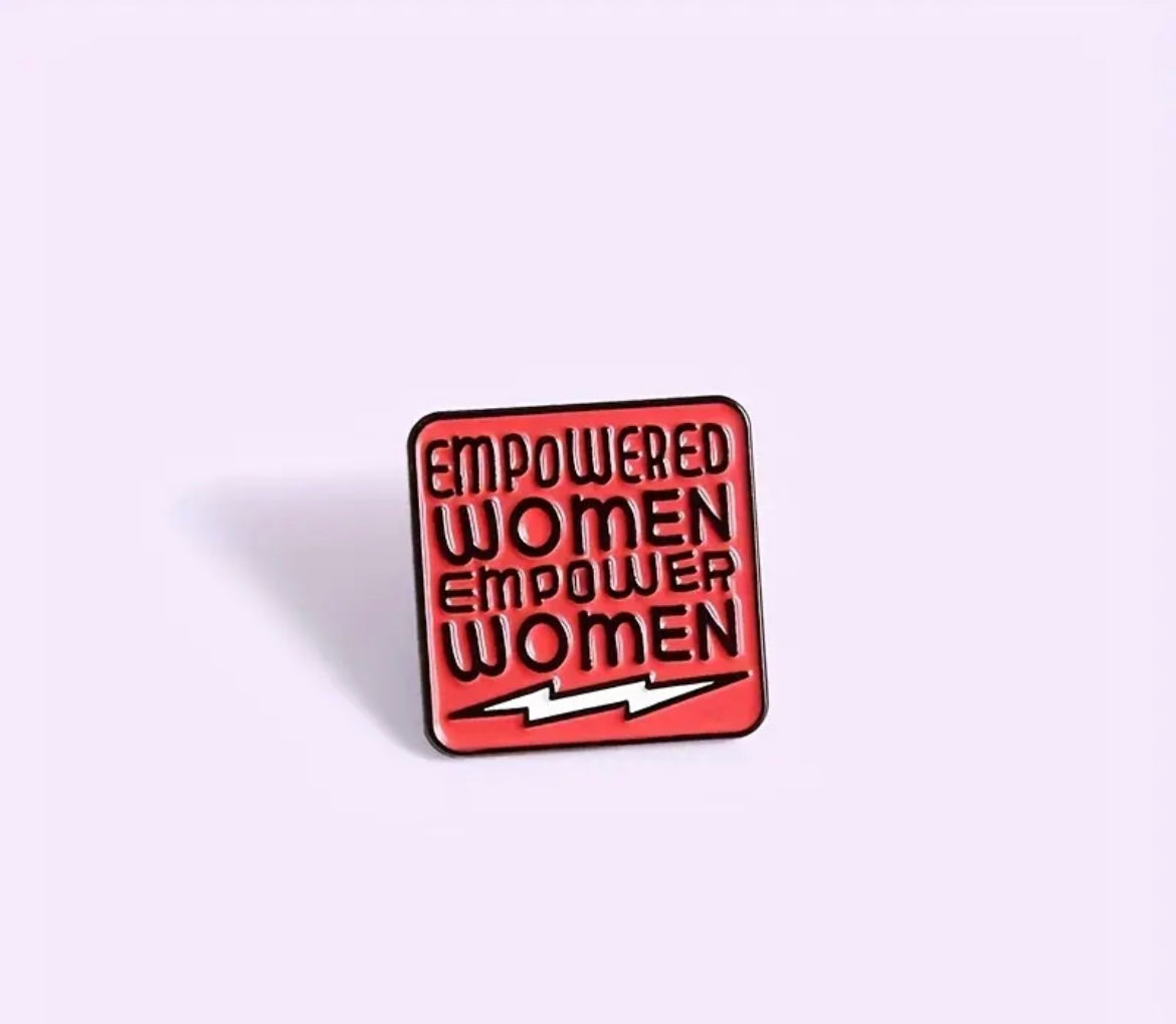 Empowered Women Empower Women Enamel Pin Badge – victimfocus resources